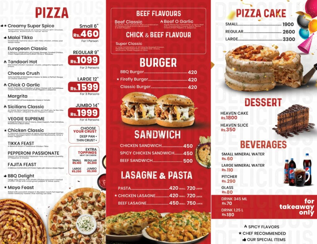 Pizza One Menu - Find Pizza Menu - Pizza Deals and Prices around the globe