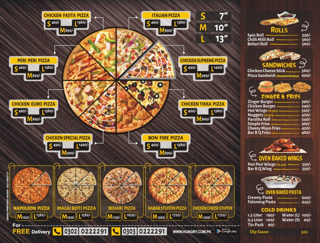 Pizza Online Sahiwal Menu - Find Pizza Menu - Pizza Deals and Prices ...
