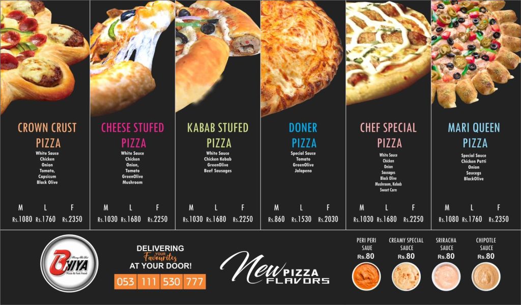 Bhiya Pizza Gujrat Menu - Find Pizza Menu - Pizza Deals and Prices ...
